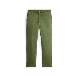 Polo Ralph Lauren Pantalon droit taille &eacute;lastiqu&eacute;e en coton