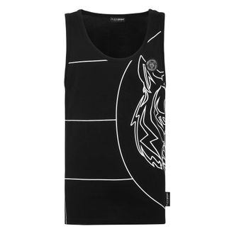 Plein Sport Homme, Tops, Noir, Taille: 3XL Hauts sans manches