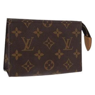 Louis Vuitton Pochette en Toile Pre-owned - Femme - Pre-owned - Brun - Taille: ONE Size