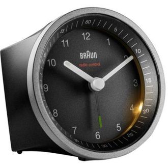 Braun Bc 07 sb-dcf Funkwecker silber-schwarz - Braun