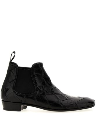 Lidfort bottines à design tressé - Noir