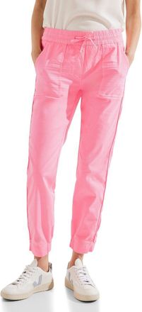 Cecil Damen B376610 Joggpants, Soft Neon Pink, XS / 28L EU