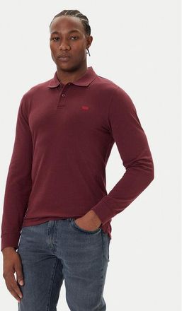 Levi's Poloshirt Housemark A5797-0015 Dunkelrot Slim Fit