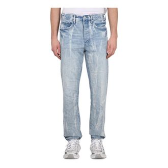 Purple Homme, Jeans, Bleu, Taille: W33 P011 Straight Leg Jeans