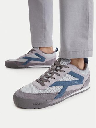 Calvin Klein Sneakers Low Pro Runner Mix Mat HM0HM02208 Grau