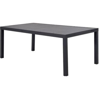 Sweeek Ausziehbarer Gartentisch aus Aluminium f&uuml;r 10-12 Personen