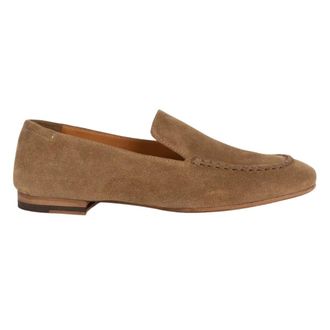 Alberto Femme, Chaussures, Beige, Taille: 39 1/2 EU Mocassin en Daim de Veau