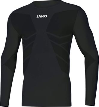 Jako Longsleeve Comfort 2.0, Größe:XXS, Farbe:schwarz