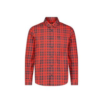 Lee Herren Button Down Shirt, Rot, S EU