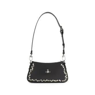 Vivienne Westwood Tasha Studded Leather Shoulder Bag