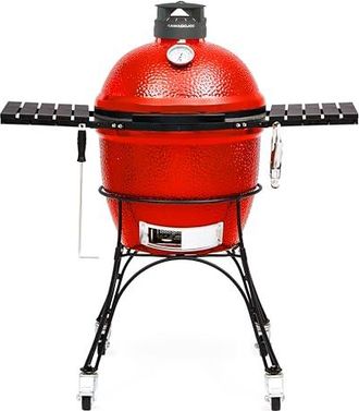 Kamado Joe Klassisch II Keramischer Außengrill, Rot, 18 inch
