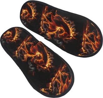 Generic Pantoufle Cheval De Feu Chaussons Respirantes Maison Chaussures Pour Int&eacute;rieur Unisex Femme M