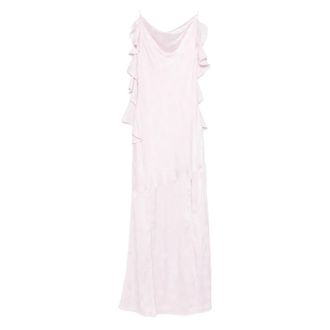 Rotate Maxi Wasserfall Kleid - - Dresses - Damen - Rosa - L