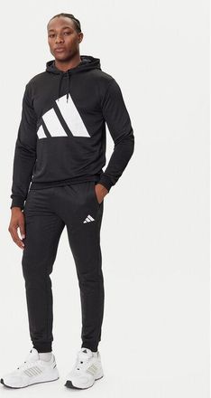 adidas Jogginganzug Big Logo French Terry JX5551 Schwarz Regular Fit