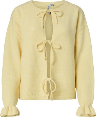 Pieces Pcsally Rev Frill Cardigan Knit Noos Bc