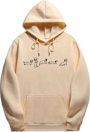 Generic Sweat-shirt surdimensionn&eacute; pour femme - Sweat &agrave; capuche &agrave; manches longues - Pull vintage Harajuku Streetwear - Veste &agrave; capuche 2026 - Automne - Hiver 