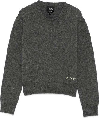 A.P.C. A. P.C. Pull Col Rond - Gris