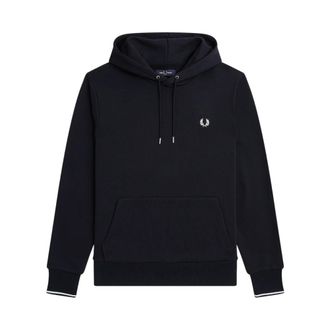 Fred Perry Tipped Kapuzenpullover - - Sweatshirts & Hoodies - Herren - Blau - S
