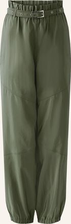 Oui Paperbag-Hose gruen