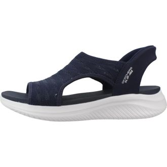 Skechers Femme, Chaussures, Bleu, Taille: 36 EU Ultra Flex 3.0 Sun Sandales