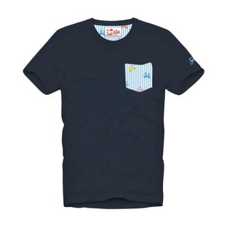 MC2 Saint Barth Homme, Tops, Bleu, Taille: 2XL T-shirt Bla0001