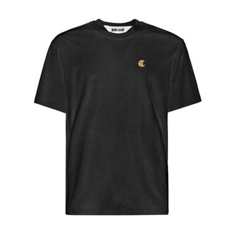 Just Cavalli Schwarze T-Shirts und Polos - - Tops - Herren - Schwarzk - S