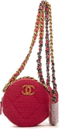 Chanel Crossbody Bags - Round Chain Crossbody - Gr. unisize - in Rosa - für Damen
