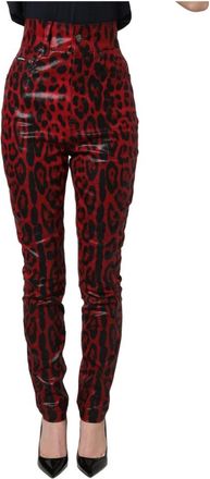 Dolce & Gabbana Femme, Pantalons, Multicolore, Taille: 34 FR Skinny Denim Jeans
