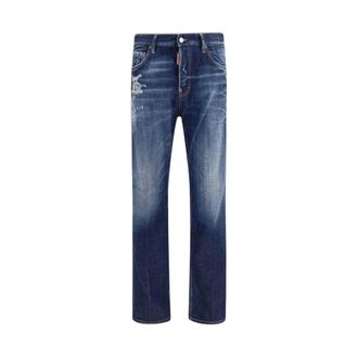 Dsquared2 Distressed Wash Slim Fit Jeans - - Jeans - Herren - Blau - XL
