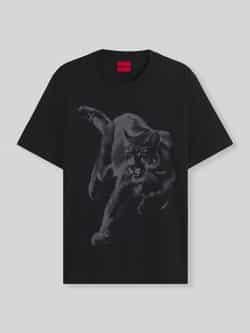 HUGO BOSS Regular Fit T-Shirt aus reiner Baumwolle Modell Daffilo