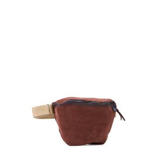 Bleu de Chauffe Sac banane New Beat XL en cuir de vache su&eacute;d&eacute;