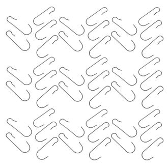 NUOBESTY 200 St&uuml;ck Weihnachtsbaumschmuck Aufh&auml;nger aus Metall Schwarze Dekohaken mit Sicherem Verschluss Vielseitig f&uuml;r Weihnachtsbaum Garten und Au&szlig;enbeleucht