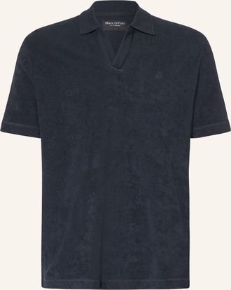 Marc O'Polo Marc Opolo Frottee-Poloshirt blau