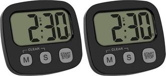 TFA Dostmann Digitaler Kurzzeitmesser zum Sport/Kochen/Lernen, 38.2057.01, inklusive Stoppuhr und Uhrzeit, magnetisch, gro&szlig;es Display, Eieruhr, K&uuml;chen-Timer, Sport
