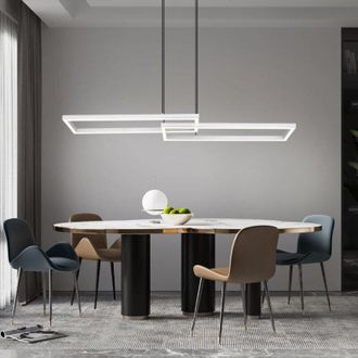 Globo Lighting Hängelampe Wohnzimmerlampe Pendelleuchte Deckenlampe Esszimmerleuchte, Metall Kunststoff silber, Fernbedienung dimmbar rgb led Rainbow Effekt, 1x 40W