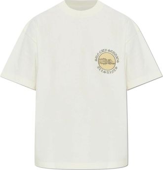 AllSaints Femme, Tops, Beige, Taille: 40 FR Sun City Etta Oversized Graphic T-Shirt