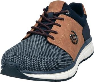 Bugatti Homme 332-aos61 Chaussures Basses, Cognac Bleu foncé, 42 EU