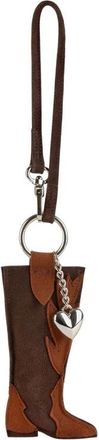 L37 Wildleder Taschenanh&auml;nger - Stilvolles Accessoire - - Bags - Damen - Braun - ONE SIZE