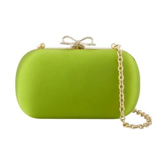 Self Portrait Verzierte Schleifen-Clutch - - Bags - Damen - Gr&uuml;n - ONE SIZE