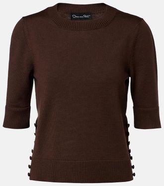 Oscar De La Renta Pullover aus Schurwolle