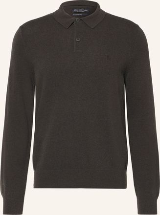Marc O'Polo Marc Opolo Strick-Poloshirt braun