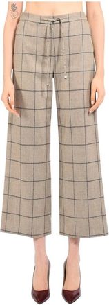 Max Mara Femme, Pantalons, Beige, Taille: 42 FR Wide Pantalons