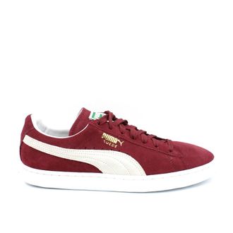 Puma Wildleder Schn&uuml;rung Gummisohle Sneakers - - Shoes - Damen - Rot - 40 EU