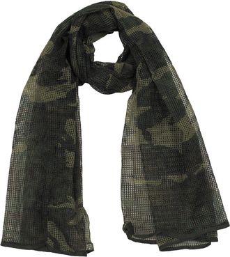 MFH Netzschal Tarnschal 190 x 90 cm Schal Halstuch Kopftuch Tarnschal Camouflage (Woodland)