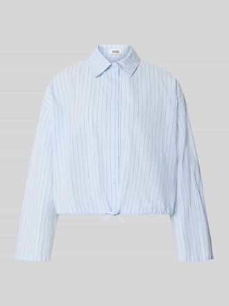 Drykorn Boxy Fit Bluse mit verdeckter Knopfleiste Modell FIONEL