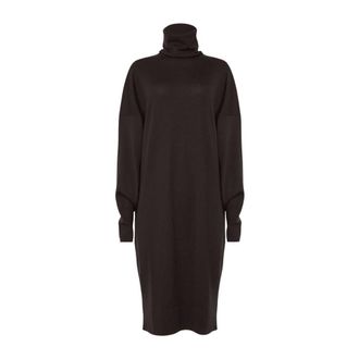 Wolford Merino-Woll-Rollkragenkleid - - Dresses - Damen - Braun - L