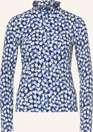 Lilienfels Lilienfels Longsleeve Mit R&uuml;schen blau