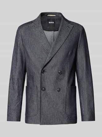 HUGO BOSS Slim Fit 2-Knopf-Sakko aus Baumwoll-Mix Modell HANRY