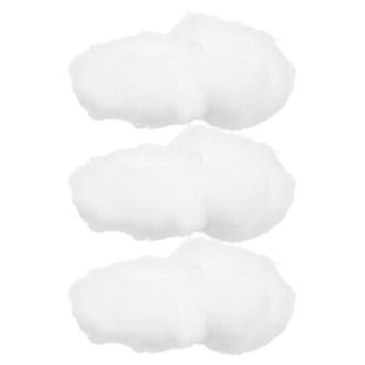Aboofan Lot De 3 D&eacute;corations Nuage Simul&eacute; Blanc 3D Suspendu 6 Pouces pour Mariage F&ecirc;te Et D&eacute;coration Int&eacute;rieure Maison