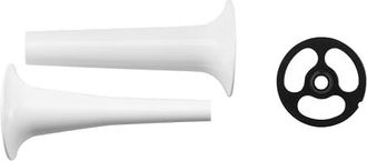 KitchenAid Accessoire à Farcir les Saucisses - 5KSMSSA - Poussoir à Saucisse pour Hachoir à Viande de KitchenAid Robot Pâtissier - 2 Pièces de Petite et Grande T